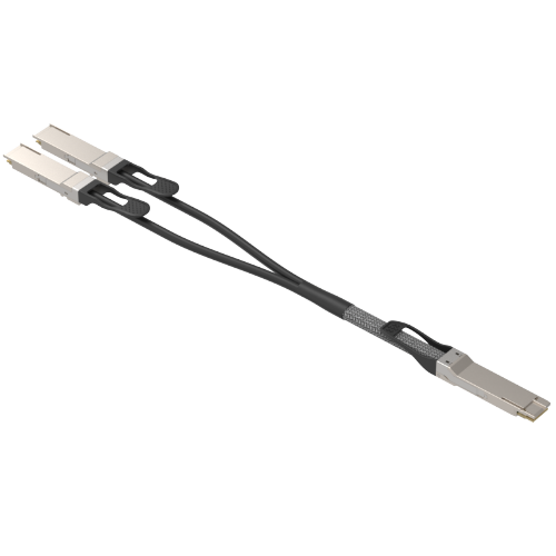 400G QSFP56-DD To 2x 200G QSFP56 Passive Directed Copper Cables, 8x50G ...